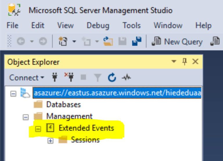 Extended Events with Azure Analysis Services – DBAKevlar